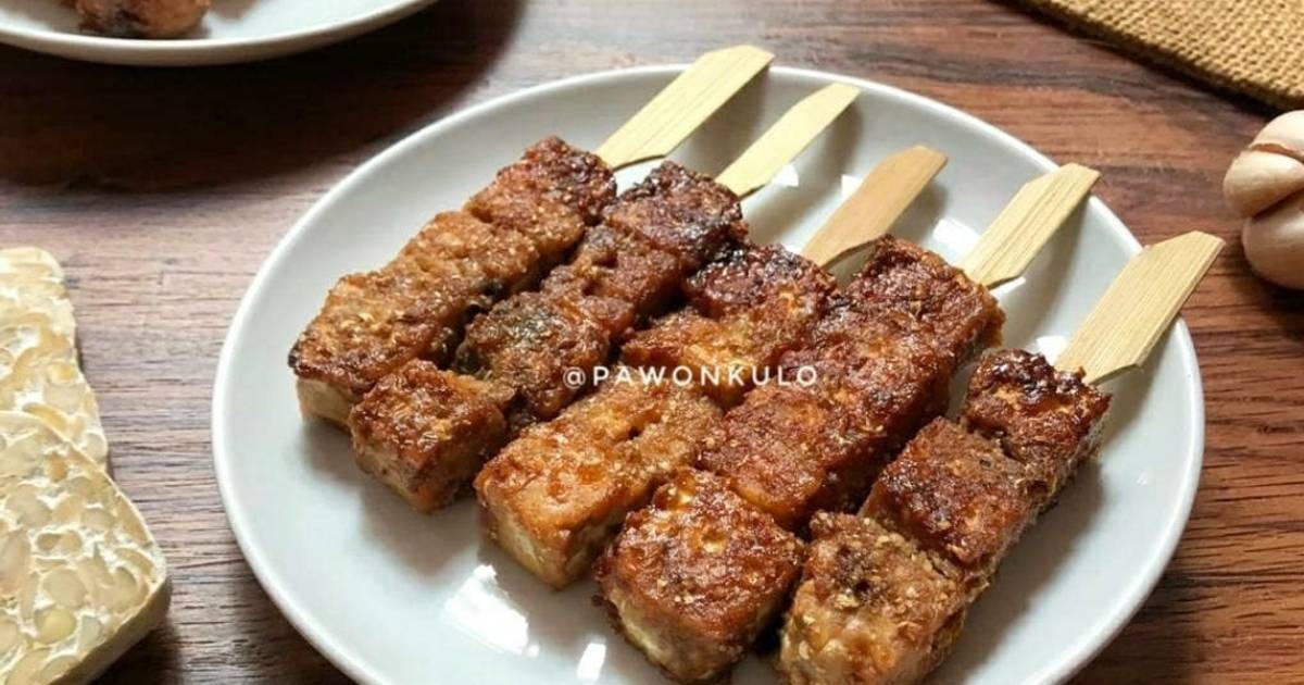 Resep Sate Tempe oleh pawonkulo - Cookpad