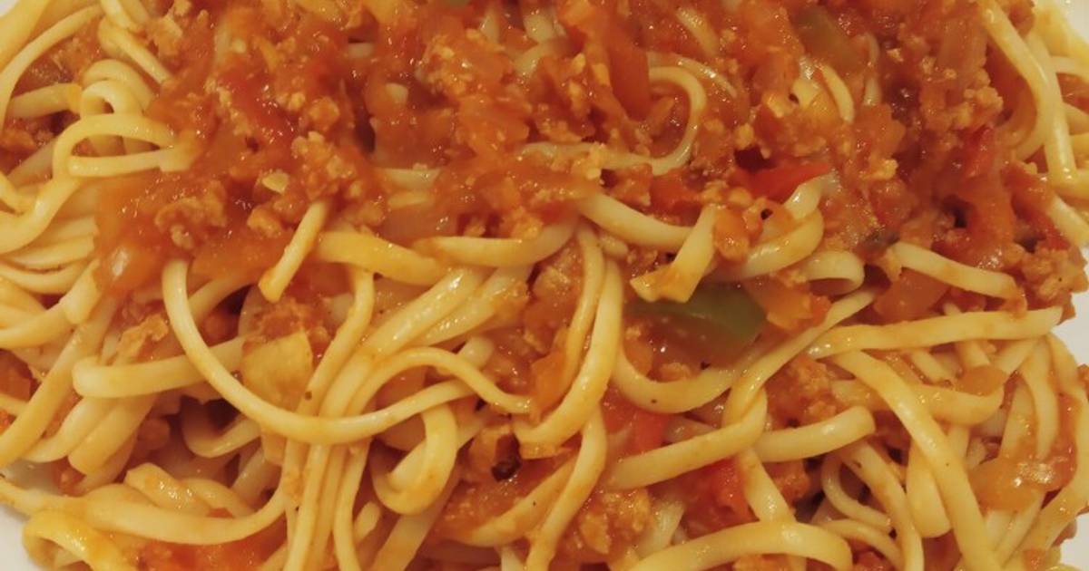 Fideos con salsa bolognesa - 73 recetas caseras- Cookpad
