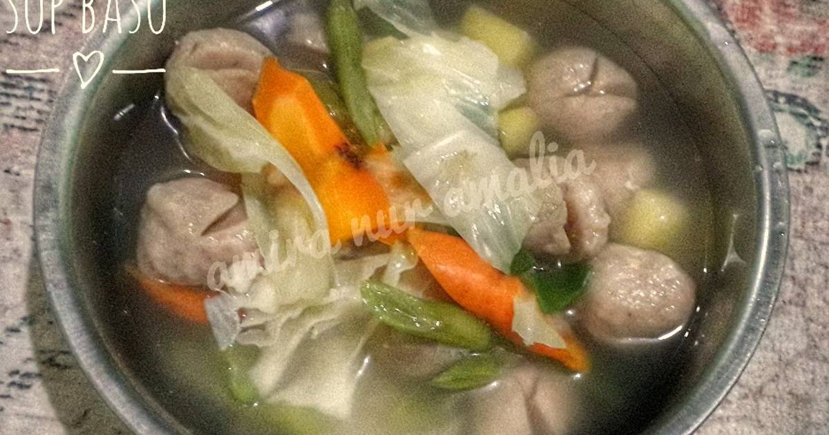 Resep Sop Baso oleh Amira Kitchen 👩‍🍳 - Cookpad