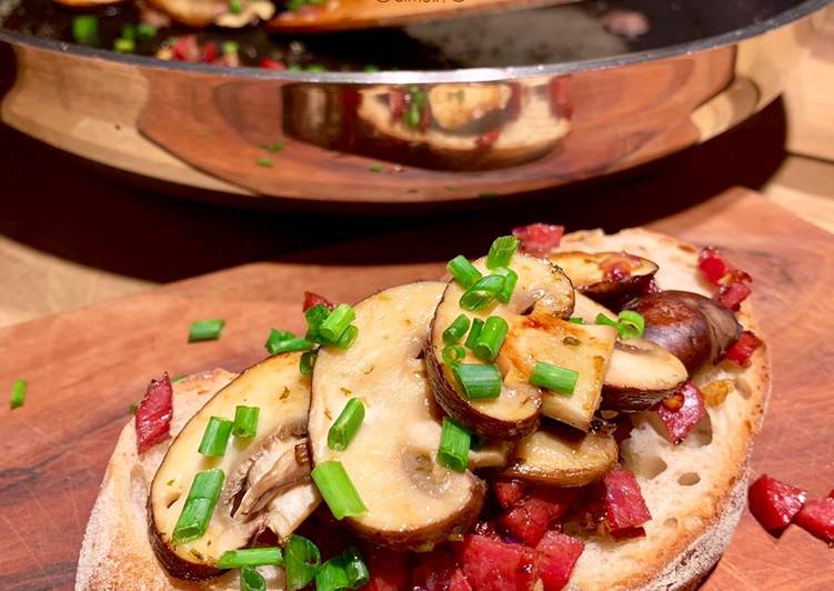 Rezept: Lecker Gebratene Pilze 🍄