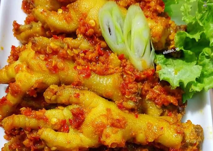 Resep Ceker Mercon oleh evi indr 🔪🍴 - Cookpad