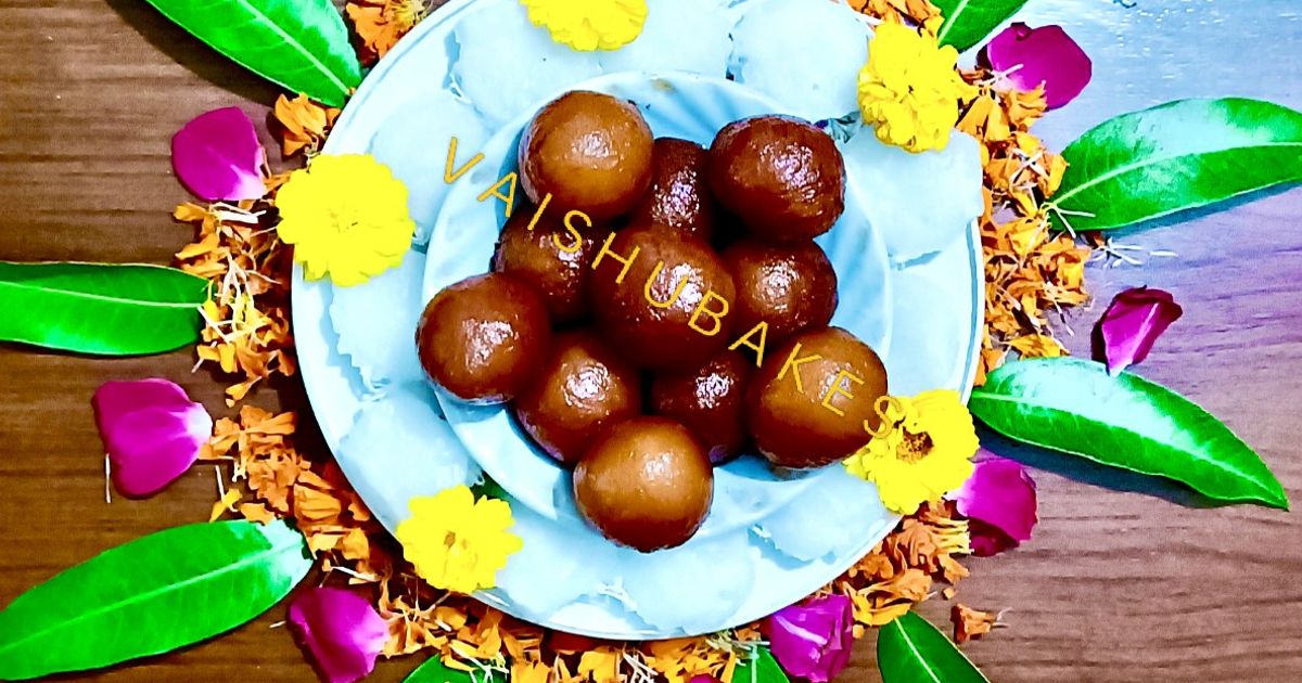 Gulab Jamun With Dry Fruits For Special Celebration Recipe by Vaishali ...