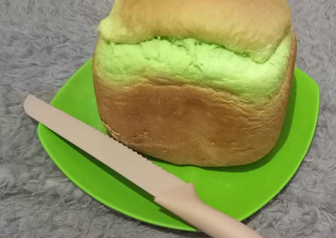 Resep Roti pandan (bread master) oleh Riani - Cookpad