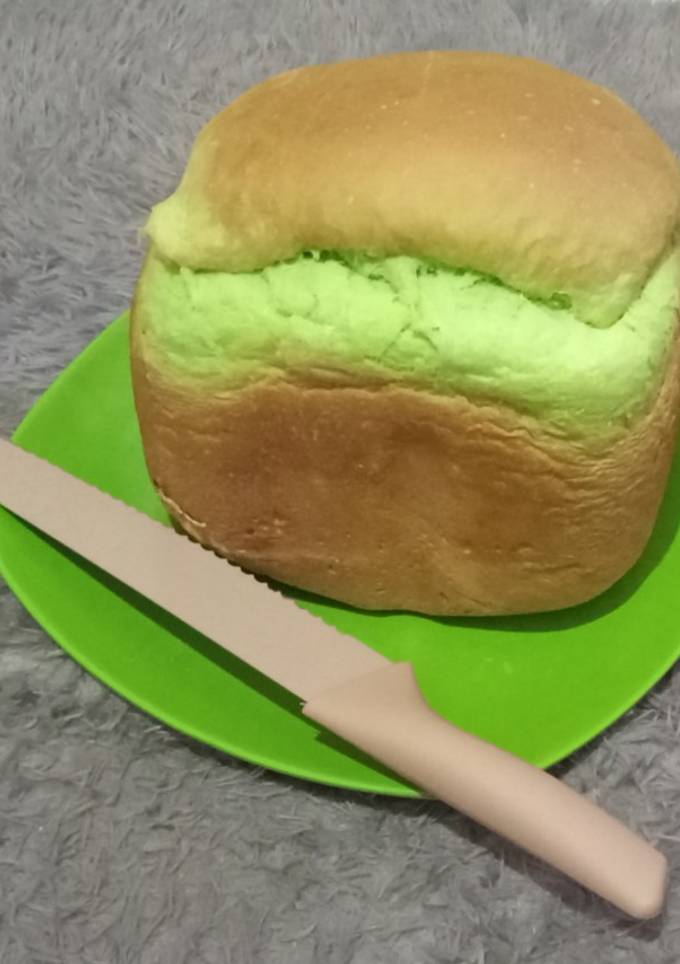 Resep Roti pandan (bread master) oleh Riani - Cookpad