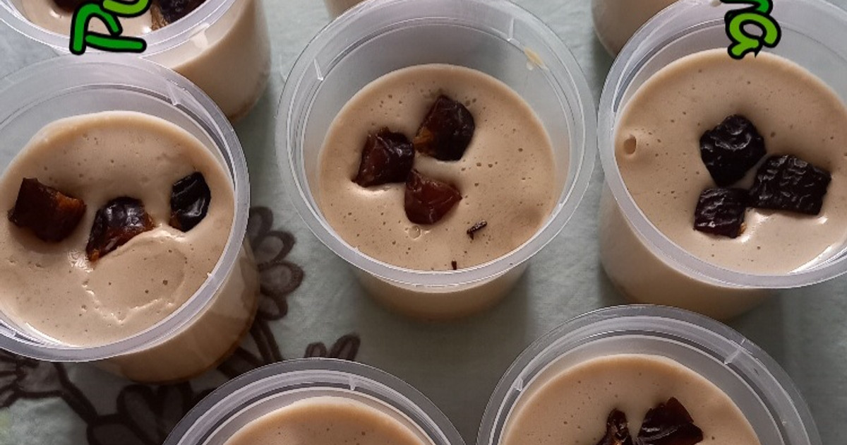 Resep 🍧Puding Busa Kopi Kurma☕️ oleh Faizah Fahmi - Cookpad
