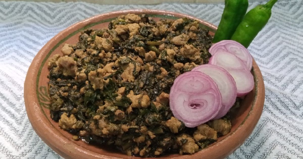 Qeema Palak Recipe by Man o Salwa By Neelam Saleem - Cookpad