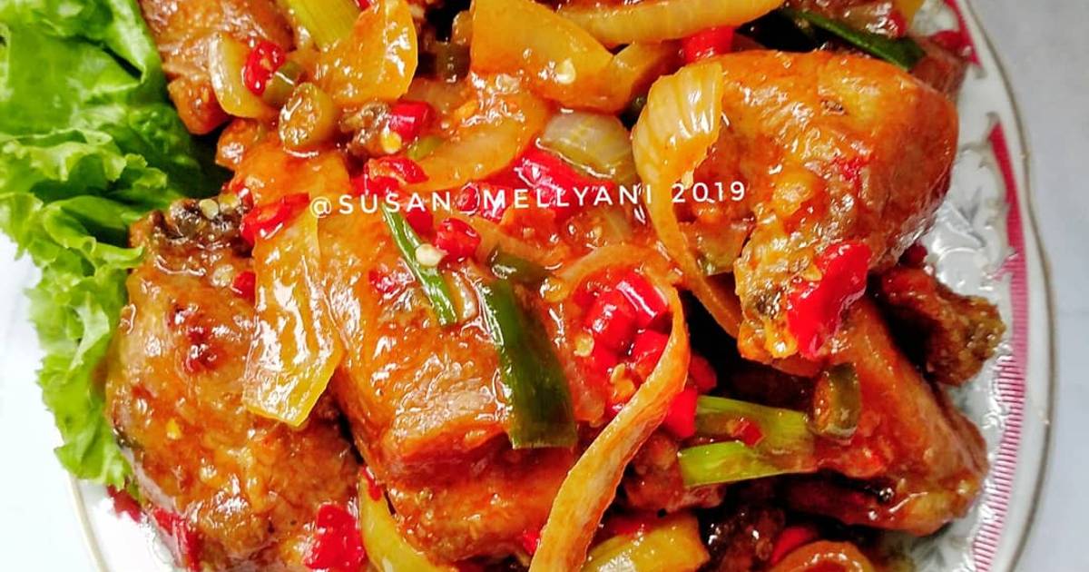 Resep Ayam saus padang oleh Susan Mellyani - Cookpad