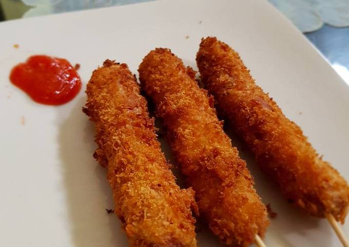 Resep Sate Sosis Crispy oleh Anggi Prasetya - Cookpad