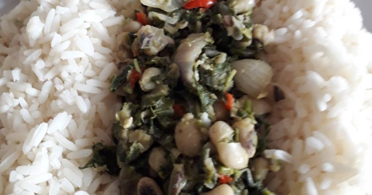 White rice n beans source Recipe by Hadiza Abubakar - Cookpad