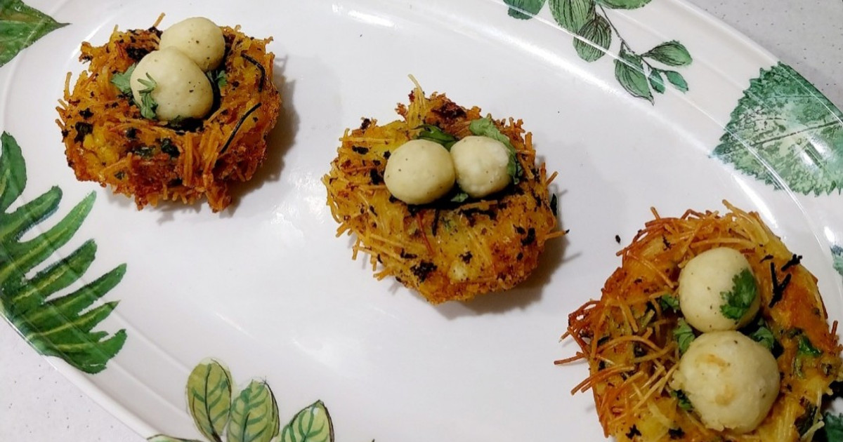 30 easy and tasty potato nest with paneer egg recipes by home cooks ...