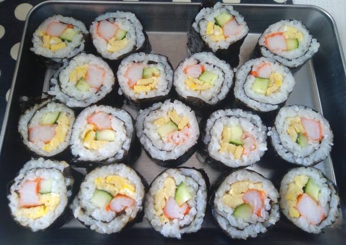 Resep Kimbab..... Korean rice roll oleh Widya Ningsih - Cookpad