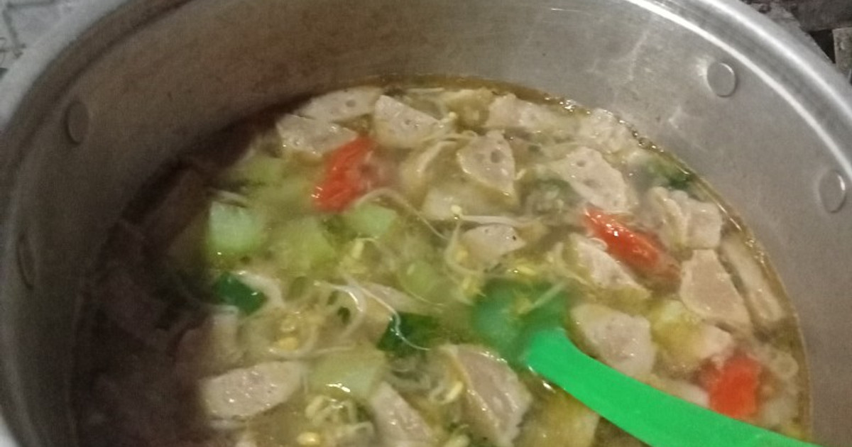Resep Sop Bakso Campur Labu Siam Dan Tauge oleh Itasari - Cookpad