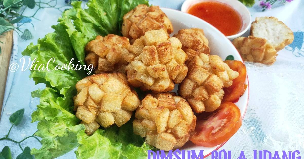 Resep HATOSHI SHRIMP BALL Dimsum Bola Udang oleh Vlia Cooking - Cookpad