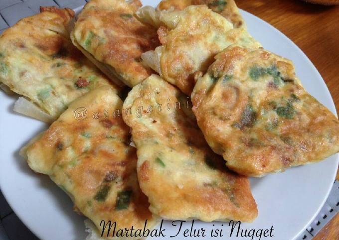 Resep Martabak Telur isi Nugget oleh Rini Fitriani - Cookpad