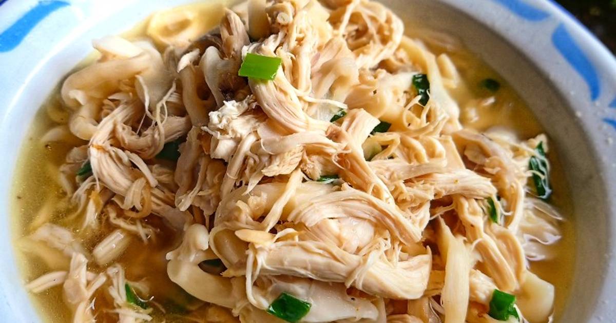 Resep Tumis Jamur Tiram Ayam Suwir oleh Resintaw - Cookpad