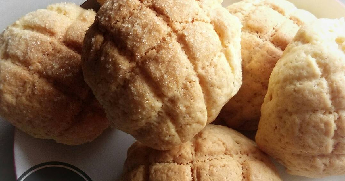 Resep Melonpan (Melon Bread), Roti Manis Jepang oleh Kharifa Eyana Khan - Cookpad