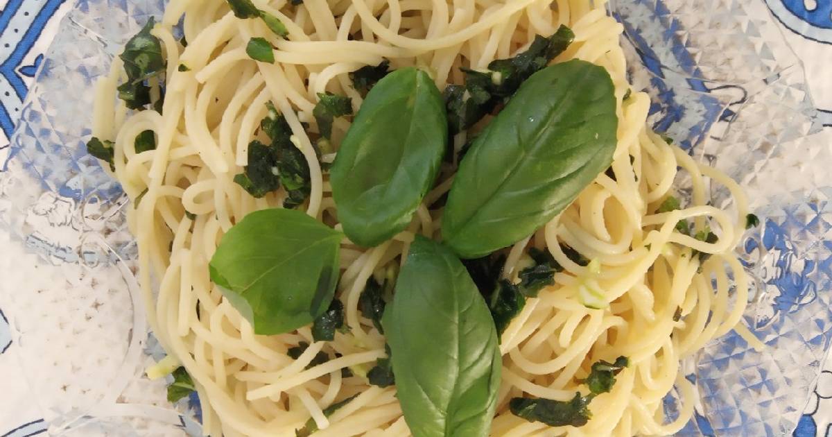 Fideos al pesto - 219 recetas caseras- Cookpad