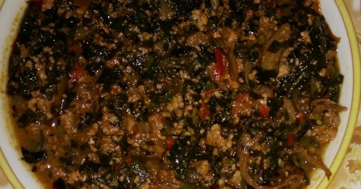 Miyan Ugu Da Agushi Da Kifi 😘😘 Recipe by Umman Amir And Minaal 🎂🍜🍝 ...