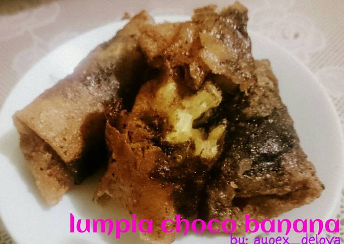 Resep Lumpia choco banana oleh Ayu DeLova (DelovaKitchen) - Cookpad