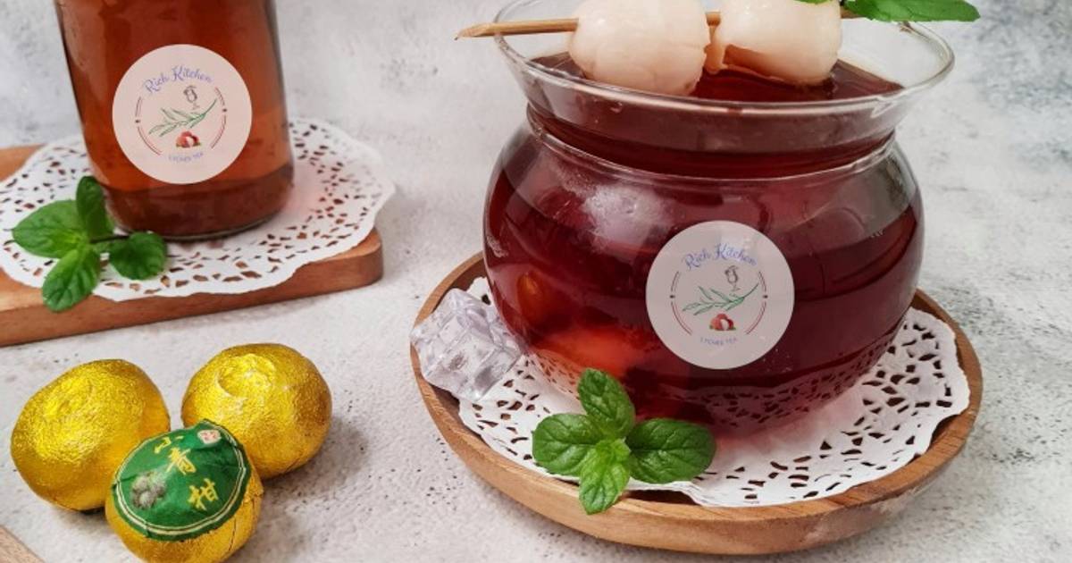 Resep Lychee Tea with Goji Berry oleh Yuna - Cookpad