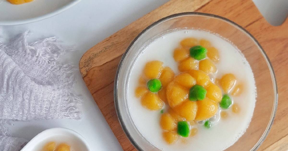 Resep 992. Kolak Candil Labu Kuning ala Bua Loy Thai Dessert oleh Dapur ...