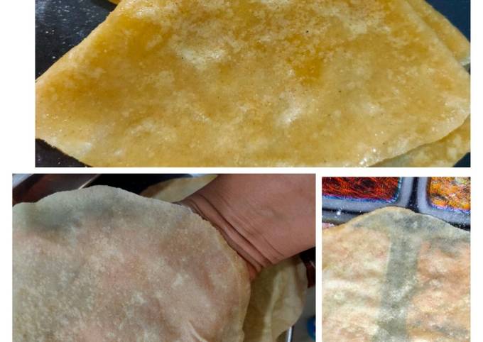 Be pad vali rotli / double roti / rumali roti Recipe by Priyangi Pujara ...