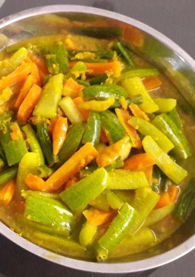 Resep Sayur Acar timun wortel buncis oleh Heryani - Cookpad