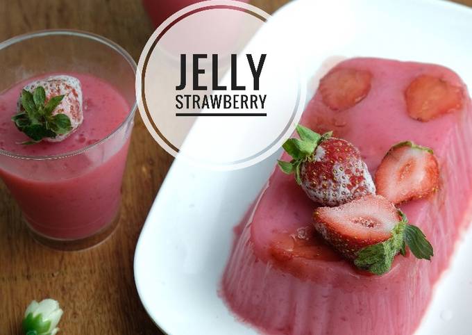 Resipi Jelly Strawberry Konnyaku oleh Nur Nadiah - Cookpad