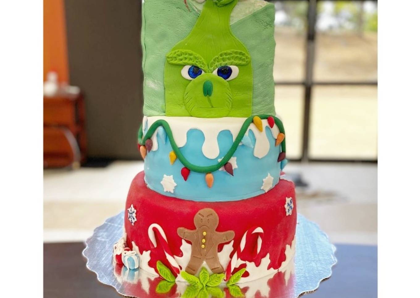 Pastel de Grinch