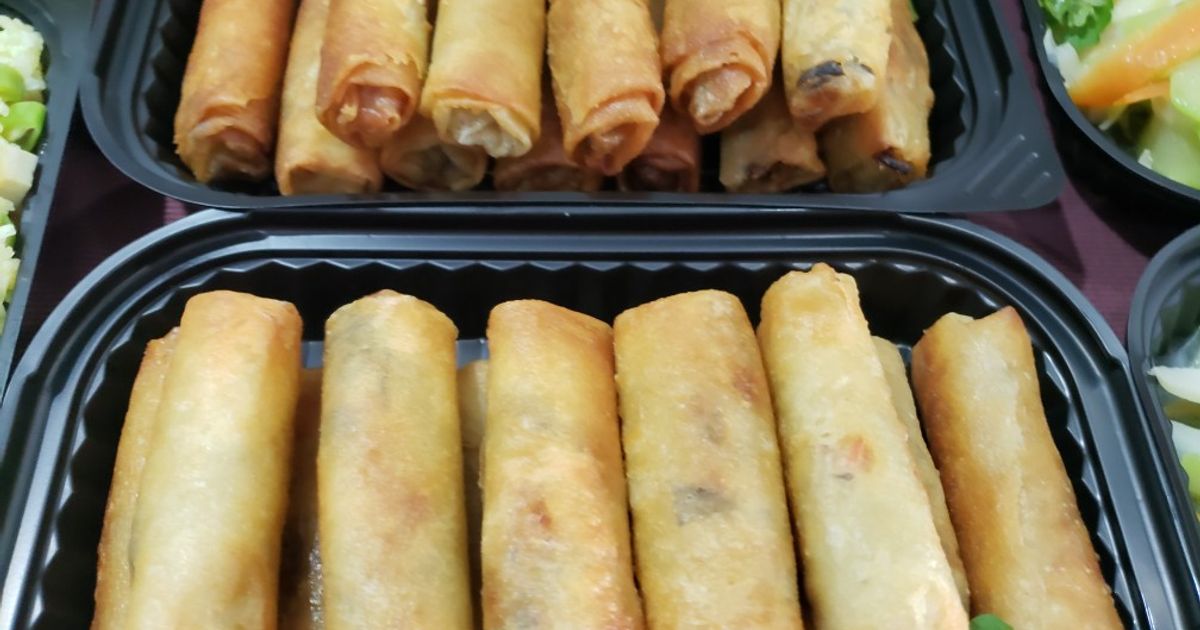 Fresh Rice Paper Rolls With Fried Spring Roll Filling Recipe By Quân Nguyễn