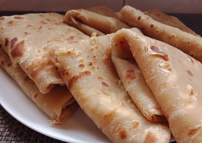 Soft layered chapatis Recipe by Agnes Adala - Cookpad