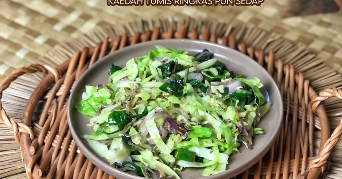 Resipi Bayam Brazil & Kubis Tumis oleh Salina Jalaludin - Cookpad