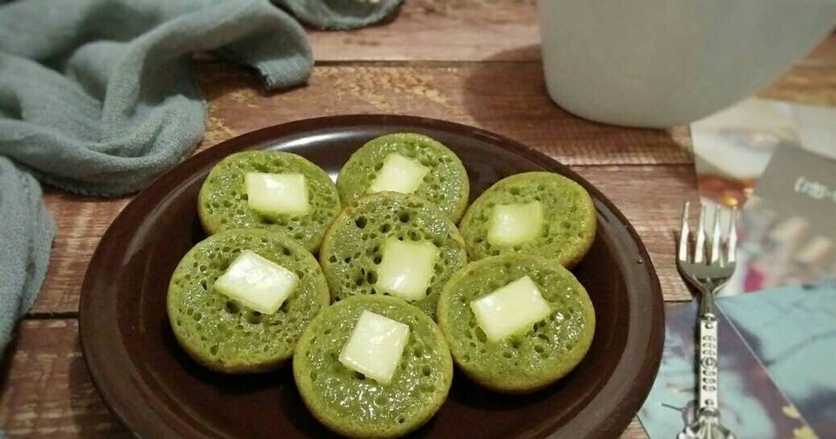 Resep Kue Cubit Greentea oleh Uni Lemsur - Cookpad