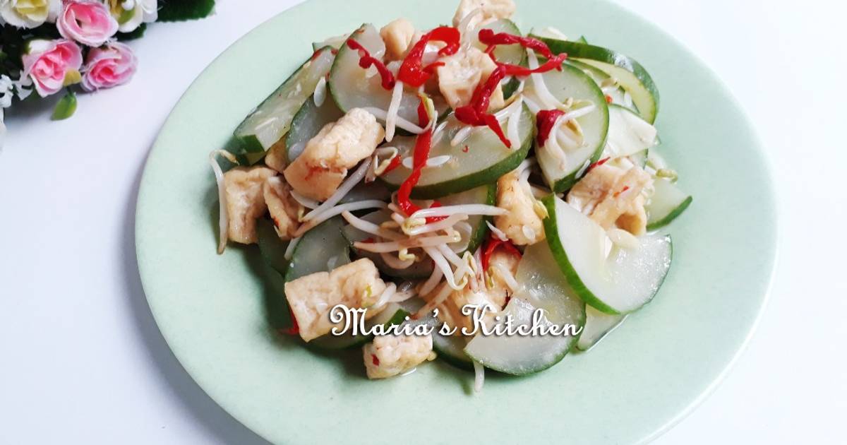 Resep Tumis Timun Tahu Taoge oleh Maria’s Kitchen - Cookpad