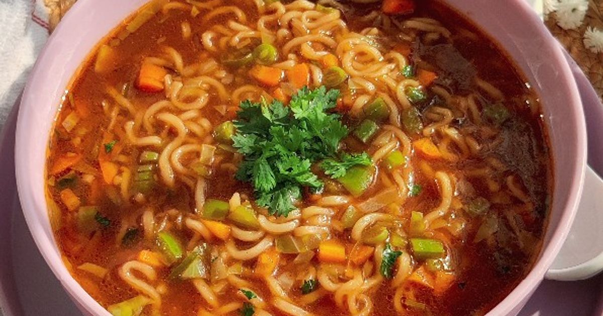 Manchow Maggie Soup Recipe by _pjs kitchen_ - Cookpad