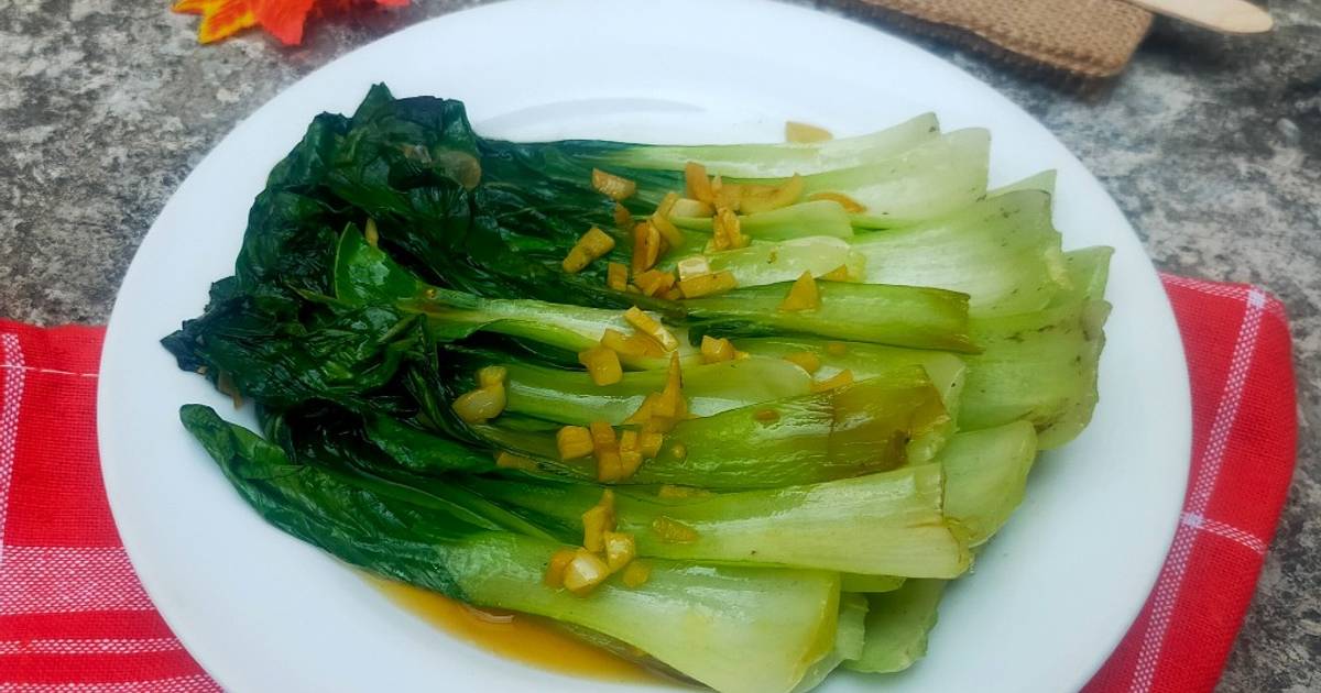 Resep Pokcoy Bawang Putih oleh anisatur raehan - Cookpad