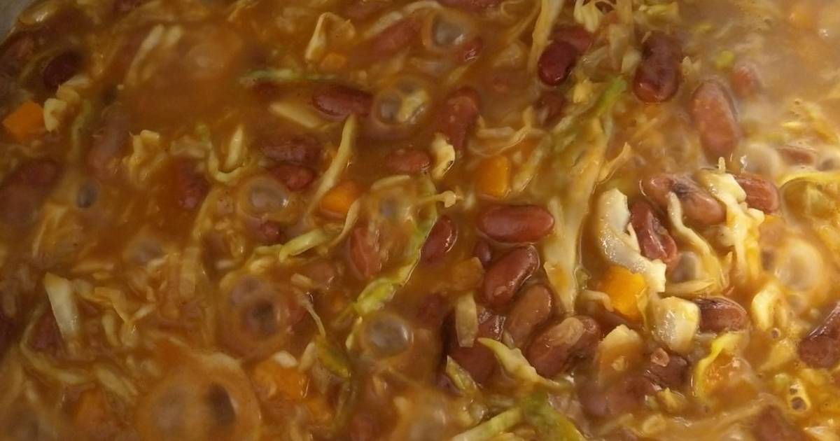 Red beans & cabbage soup Recipe by Tumiso Foods - Cookpad