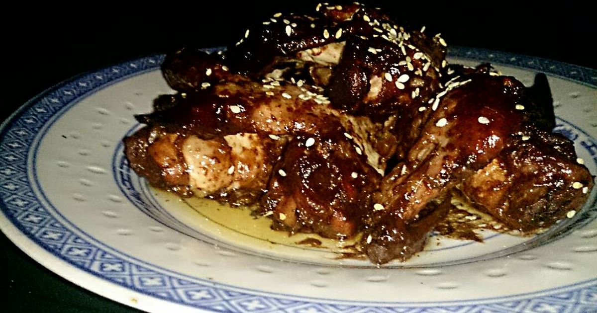 Tex's Hoi Sin & Cola Bbq Chicken Wings 🍗🍒🍶 Recipe by Tex - Cookpad