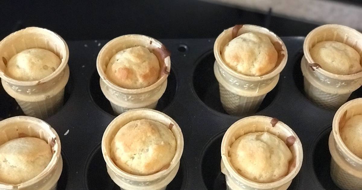 Cone cakes Recipe by Rekha Bapodra - Cookpad