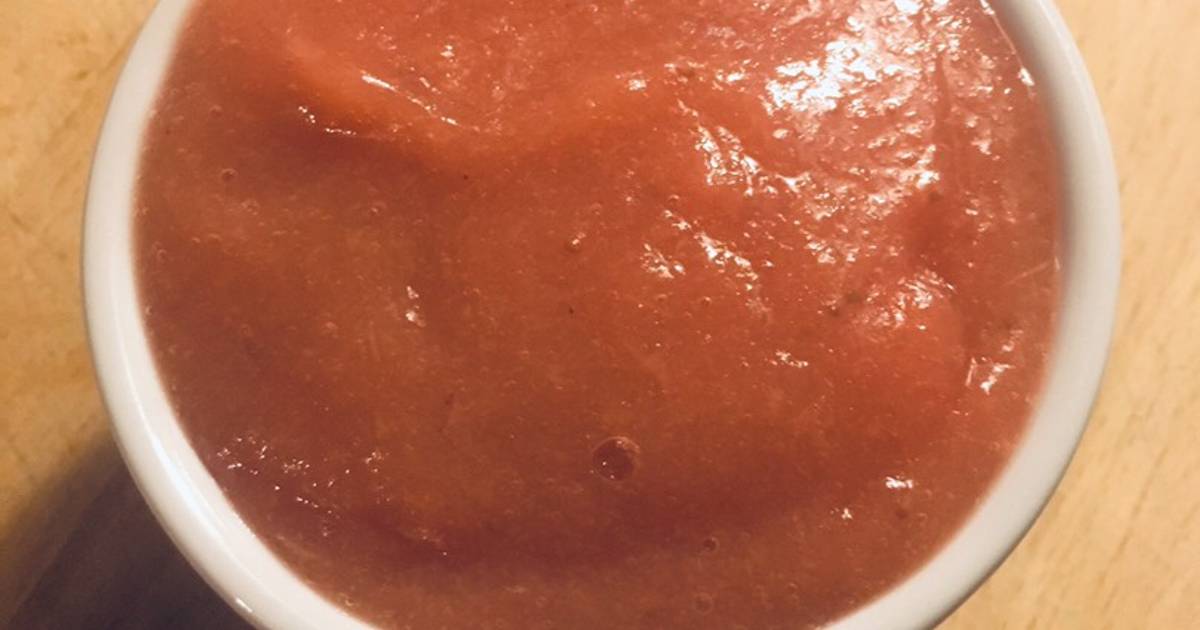 Compote pommes fraises 🍏🍓 de Amandine - Cookpad