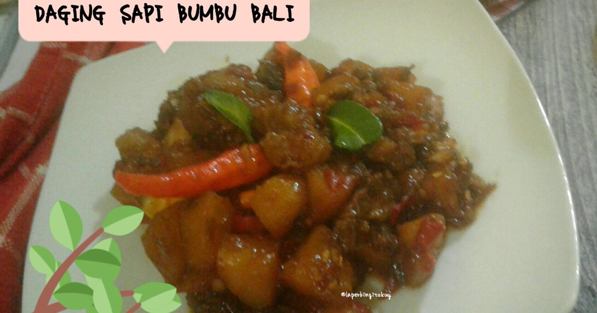 Resep Daging Sapi Bumbu Bali Mantulll oleh Laperbingits kuy - Cookpad