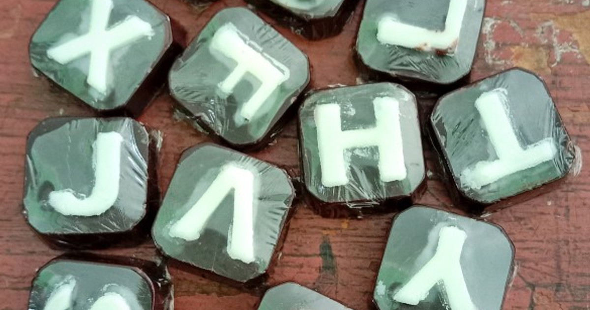 Resep Coklat Huruf (Ide Bakulan) oleh Nupa Nupi Kitchen - Cookpad