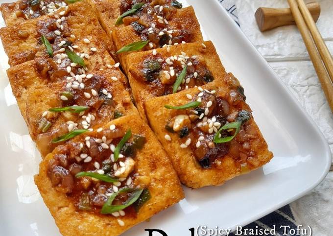 Resep Spicy Braised Tofu (Dubu-jorim: 두부조림) oleh Wilda Wily - Cookpad