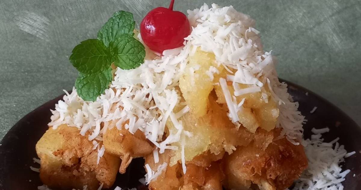 Resep Singkong Keju Merekah oleh Bunda_Kanugrahan - Cookpad