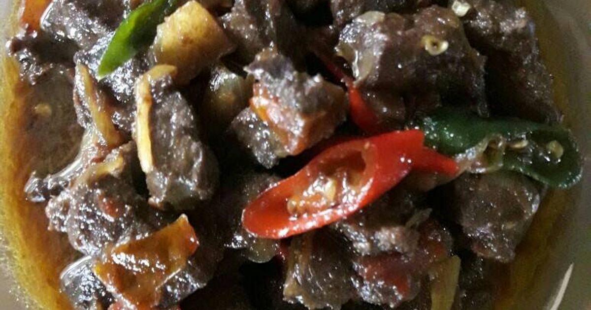 Resep Hati Sapi Gurih Nikmat Tiada Tara😆 oleh Mommy Ramadhan - Cookpad