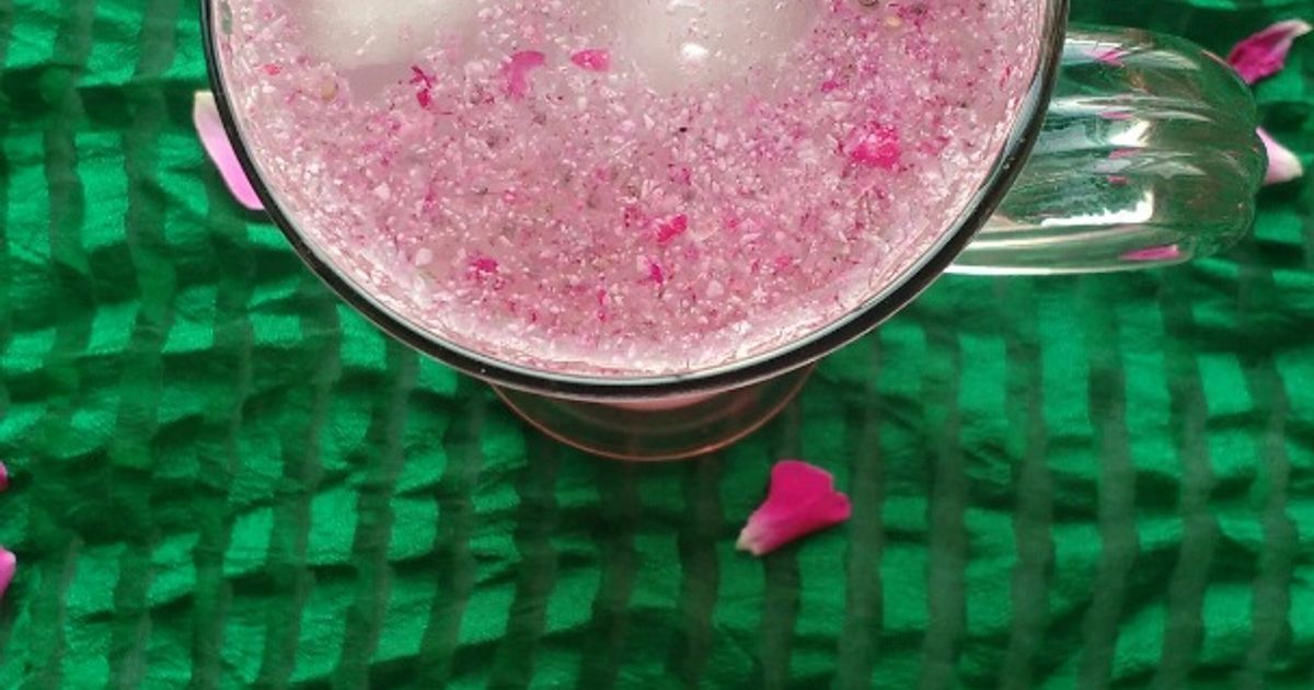 Rose Petal Cooler Recipe by Deepa Rupani - Cookpad