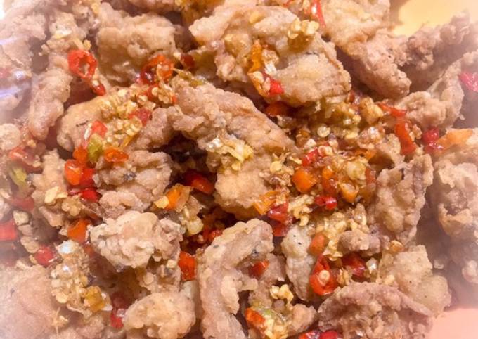Resep Kulit Ayam Krispy Cabe Garam Oleh Anggitaoctaa Cookpad