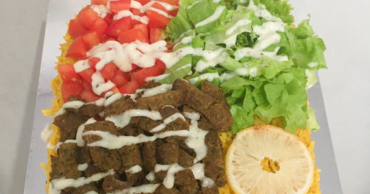 Resep Gyro Platter Ala Halal Guys (Tanpa Di Oven) Nasi Basmathi oleh ...