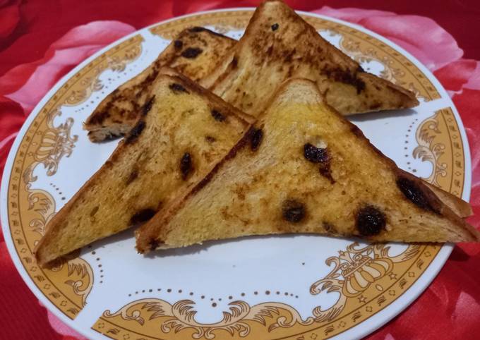 Resep Roti Bakar Kismis Yogurt Madu oleh Adhitya Indrayana - Cookpad