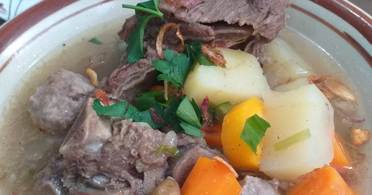 Resep Sop iga baso oleh yekti - Cookpad